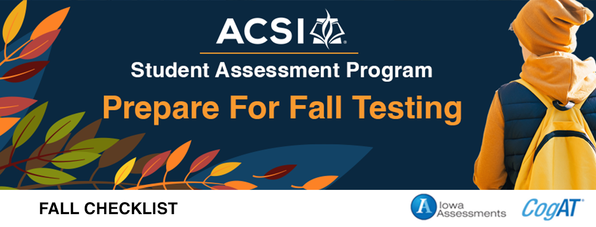 ACSI/PDP | Iowa Assessments Spring and Fall Testing Services